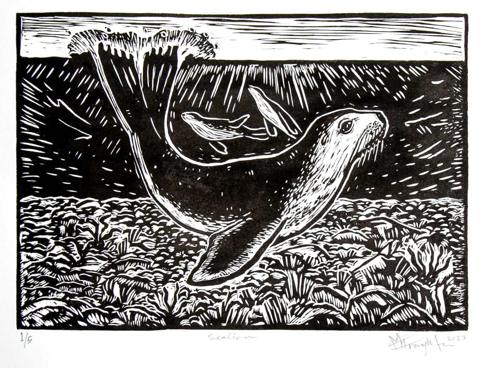 Lino Cut Prints - Matt Broughton