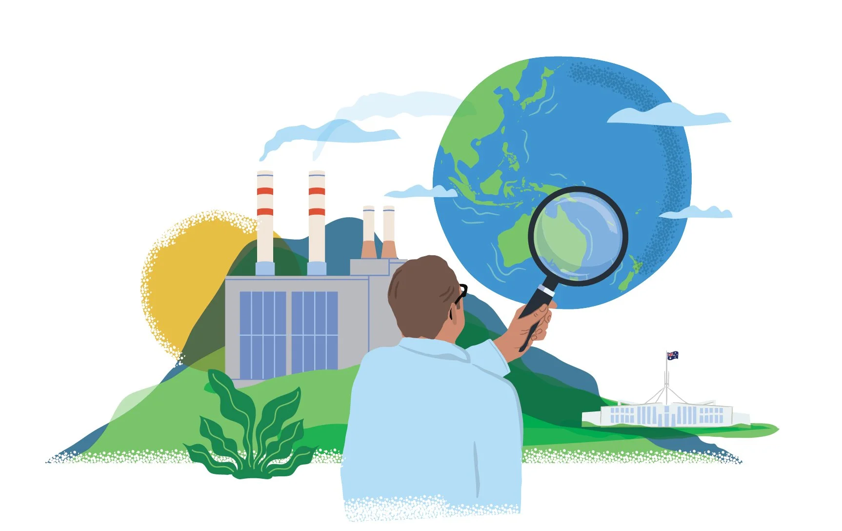 Illustrations for Transparency Australia