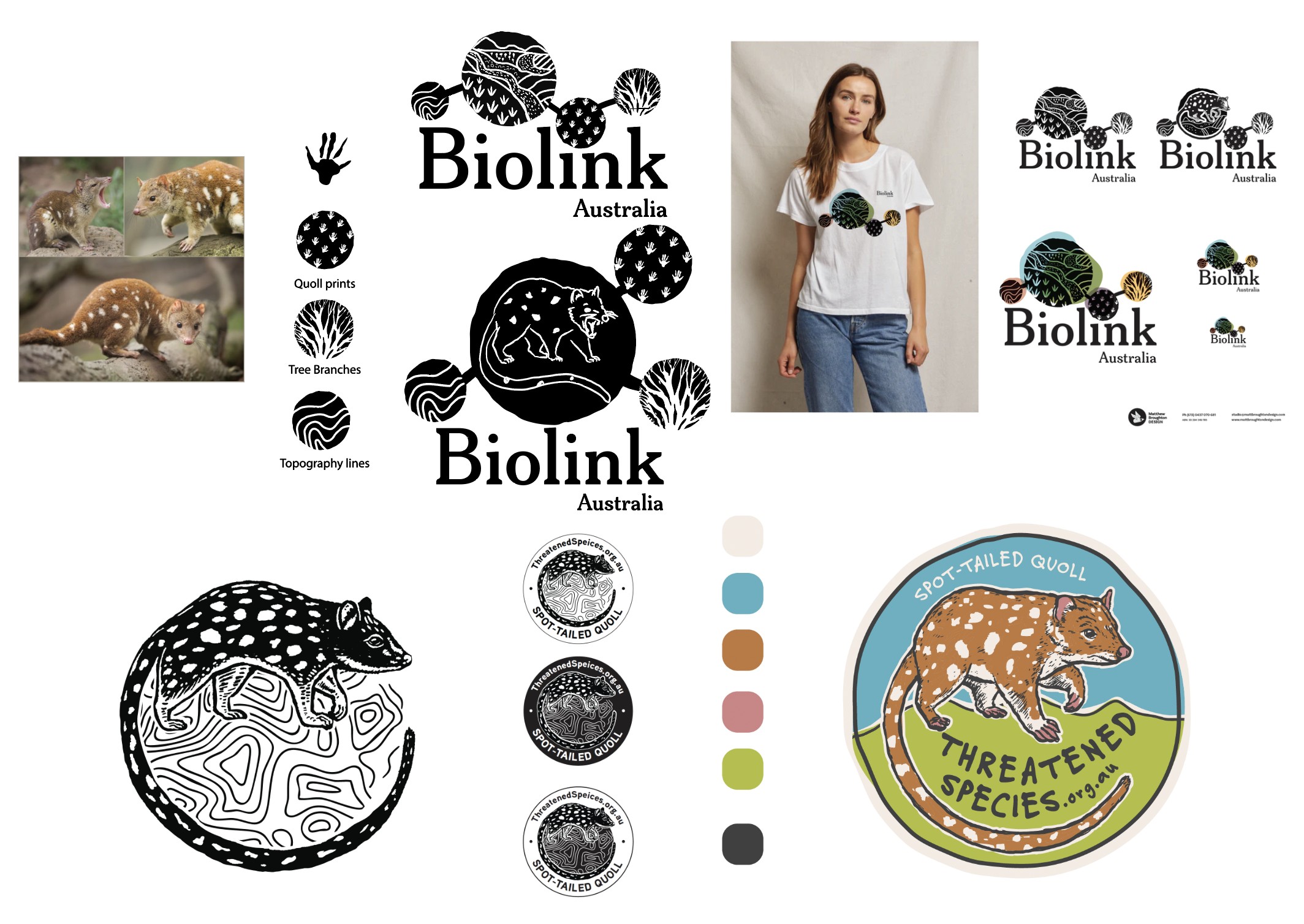 Logo design for Threatened Species - Saving the Spot -Tailed Quoll