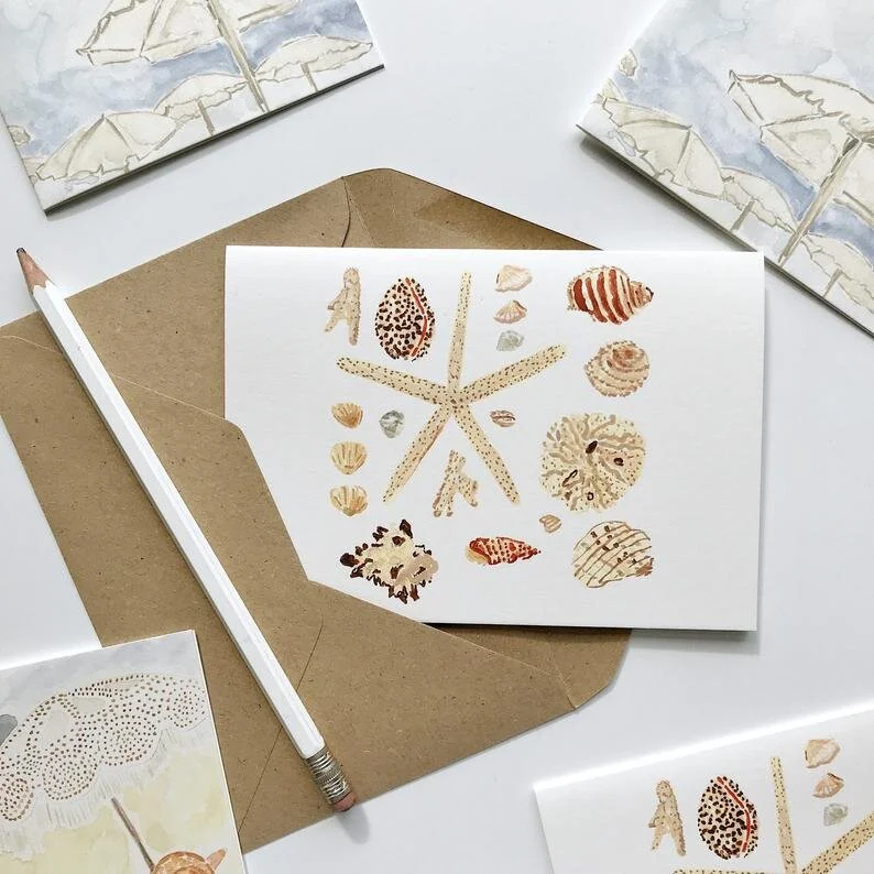 Seashell Card Design