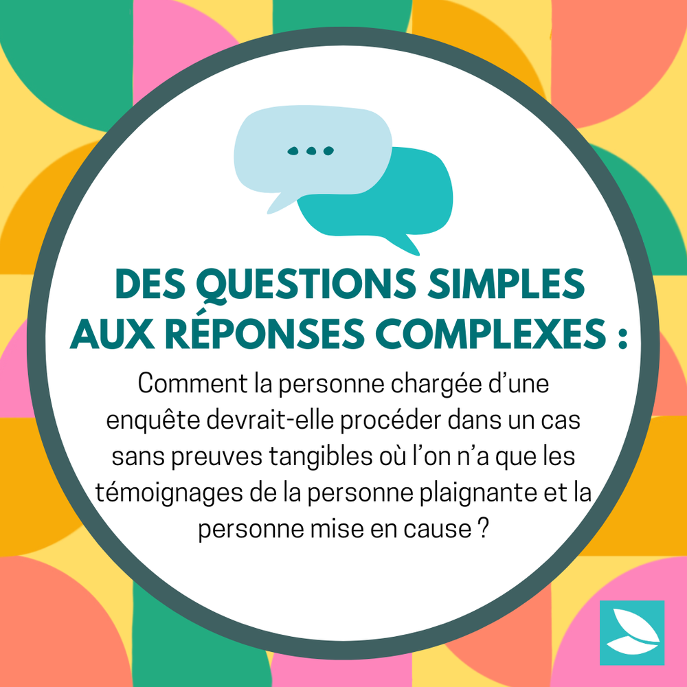 Questions simples aux réponses compliquées – Partie 7 — Courage to Act ...