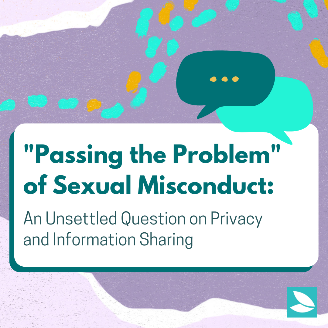 "Passing the Problem" of Sexual Misconduct: An Unsettled Question on ...