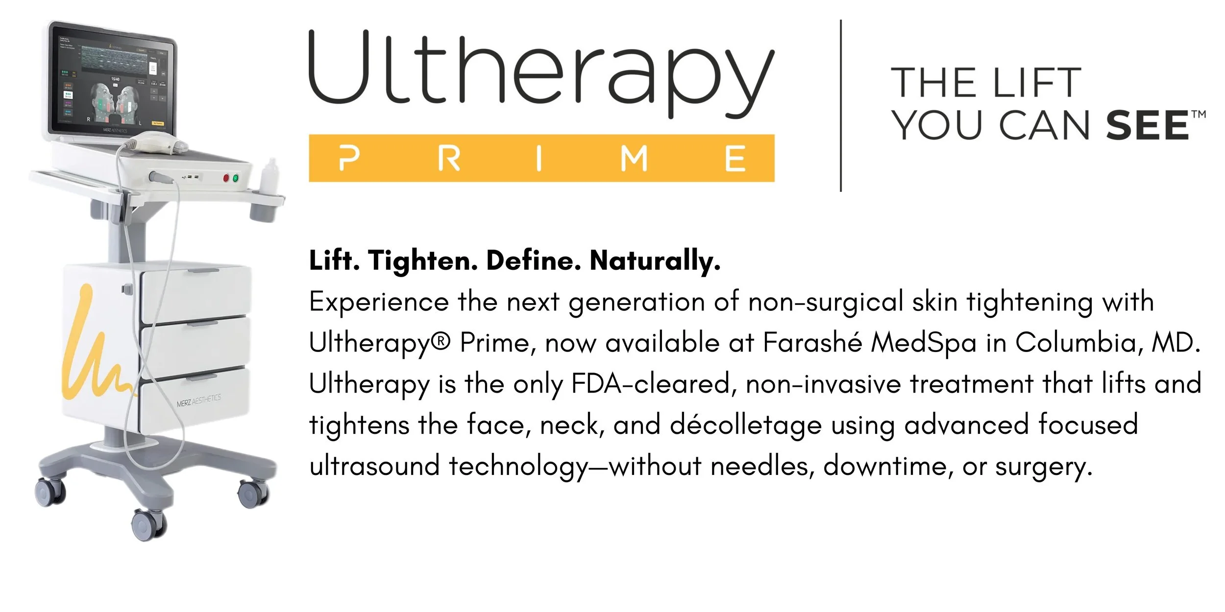 Skin Tightening Ultherapy Prime — Farashe Med & Day Spa