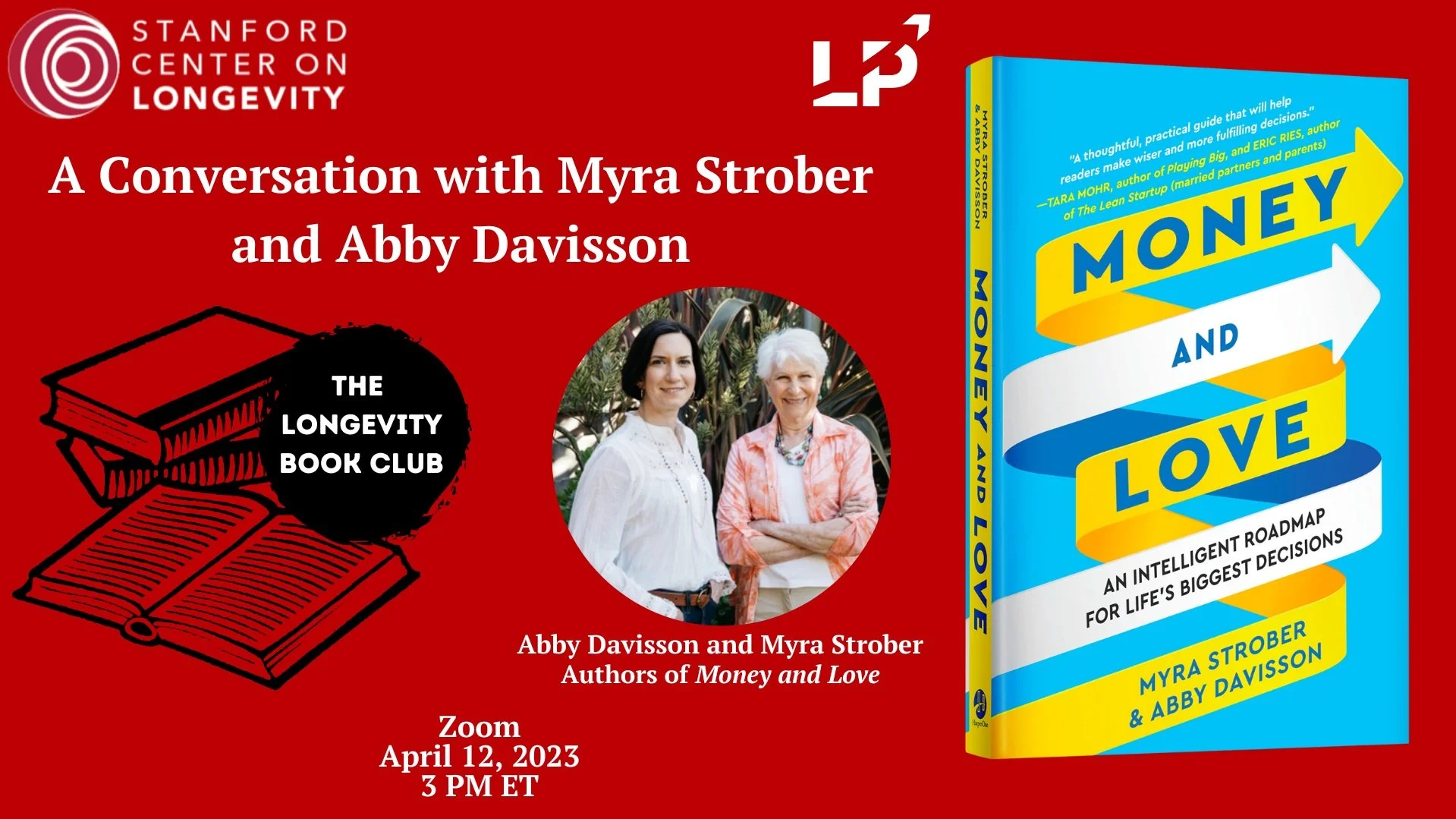 Longevity Book Club April 12th — The Longevity Project