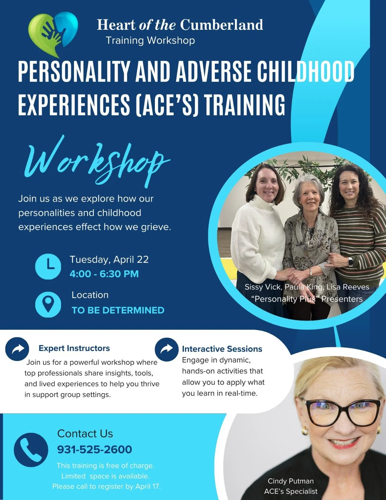 Personality Plus and ACE's Training Workshop — Heart of The Cumberland