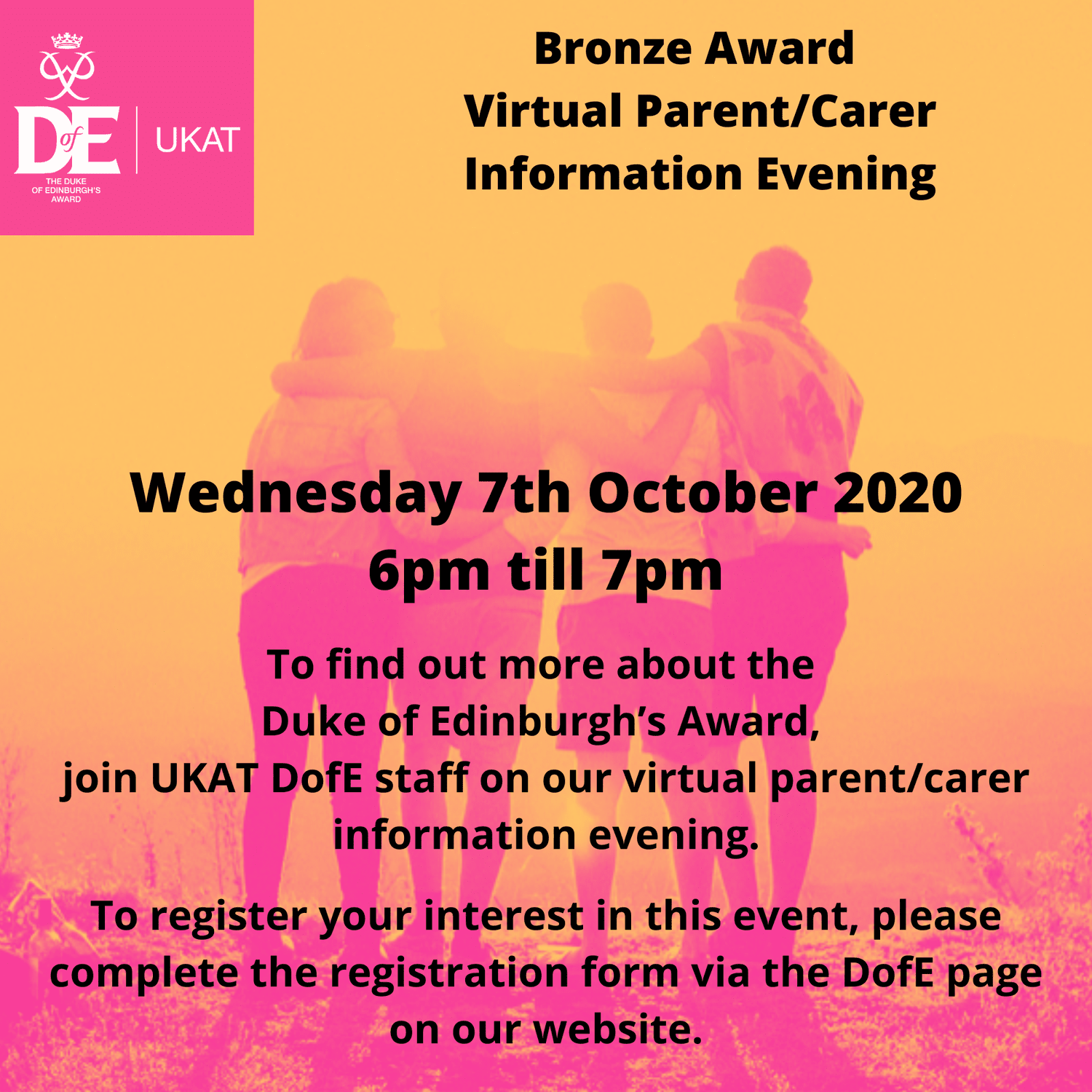 DofE Virtual Information Evening — Chatham Grammar
