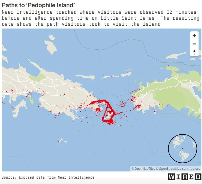 Jeffrey Epstein’s Island Visitors Exposed by Data Broker — Disqus Refugees