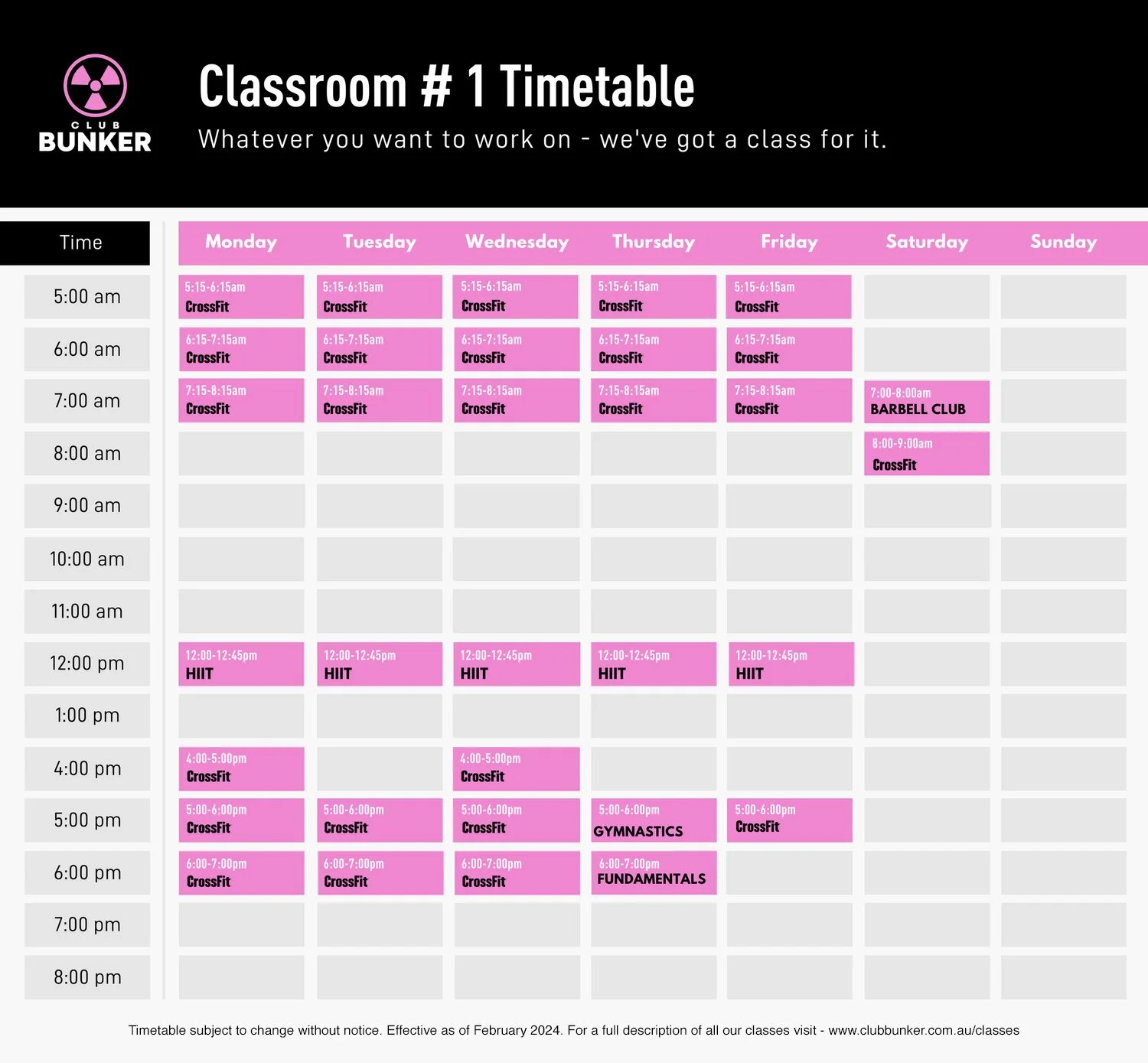 Fitness Group Classes | 27B Doggett Street, Newstead | Club Bunker