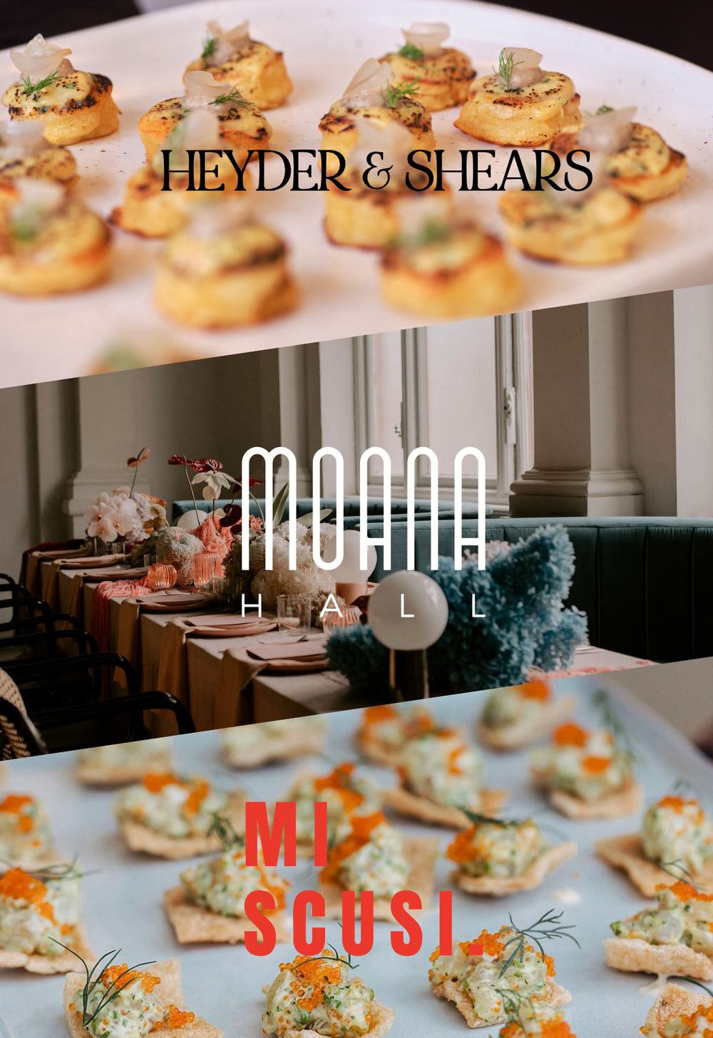 CORPORATE FUNCTIONS — MOANA HALL