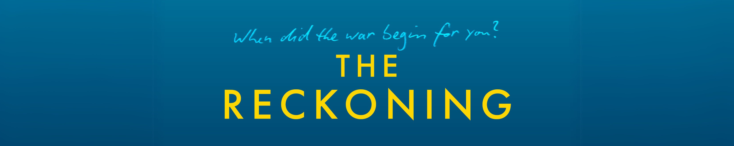 The Reckoning — DASH ARTS