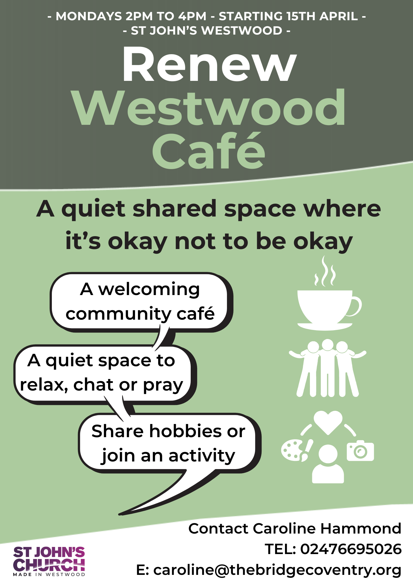 Renew Wellbeing Cafe — St John's Church