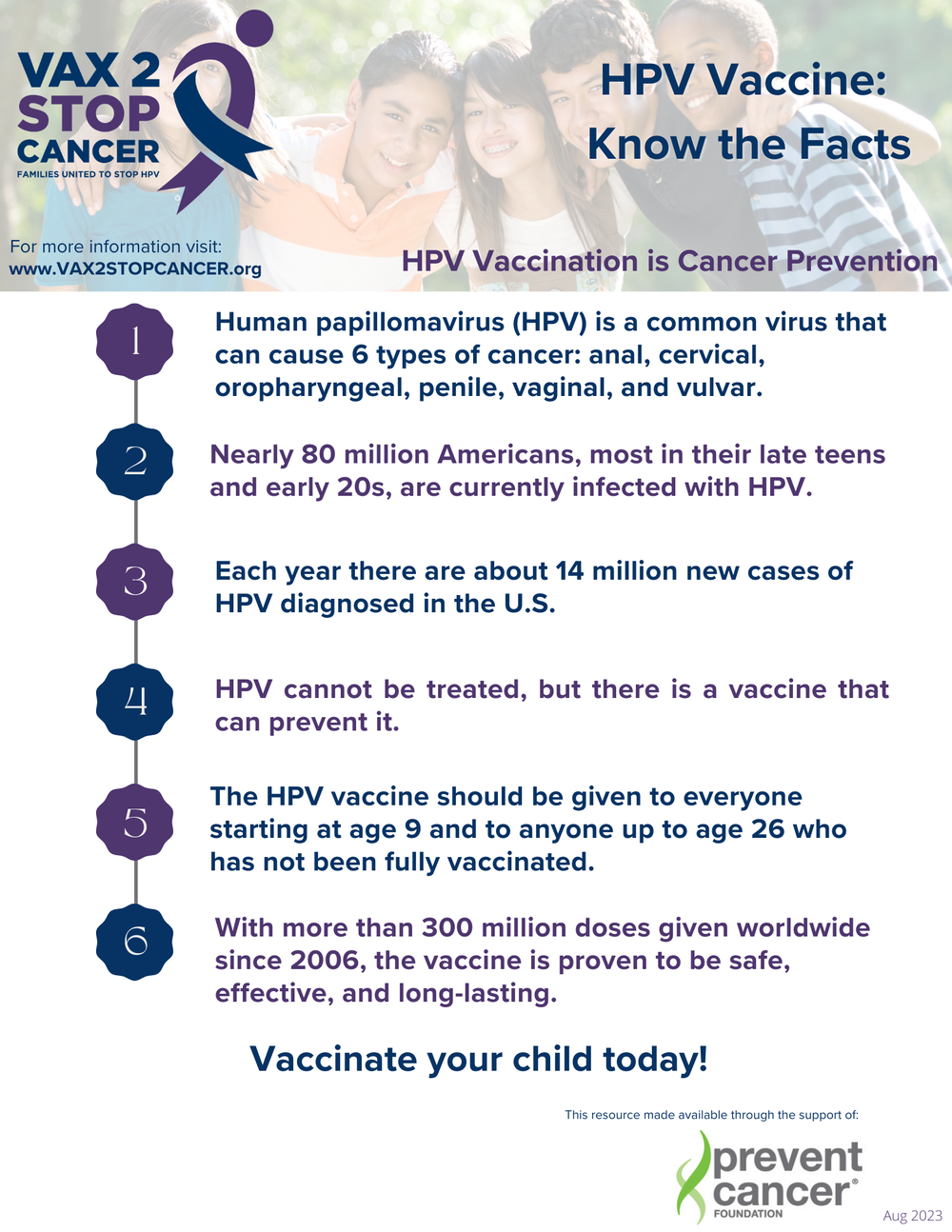 For Dental Providers — VAX 2 STOP CANCER