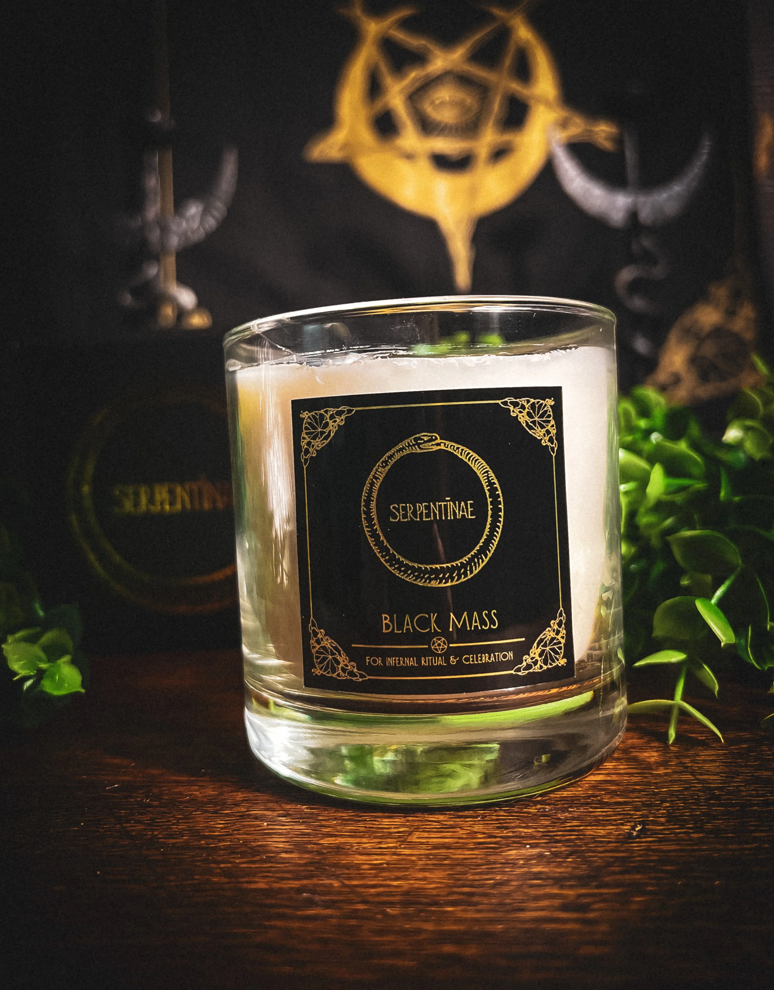 Black Mass Ritual Candle — Serpentīnae
