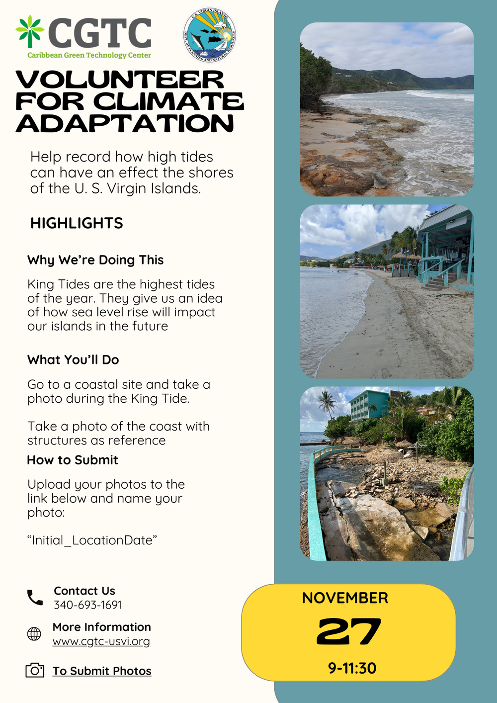 King Tide Monitoring Program — Caribbean Green Technology Center