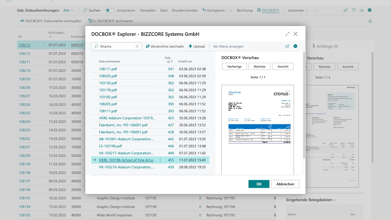 DOCBOX® CONNECTOR — BIZZCORE