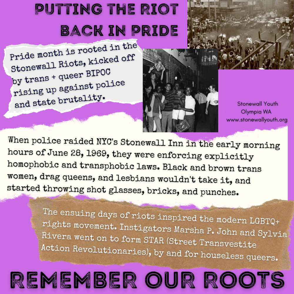 Putting the Riot Back in Pride — Stonewall Youth