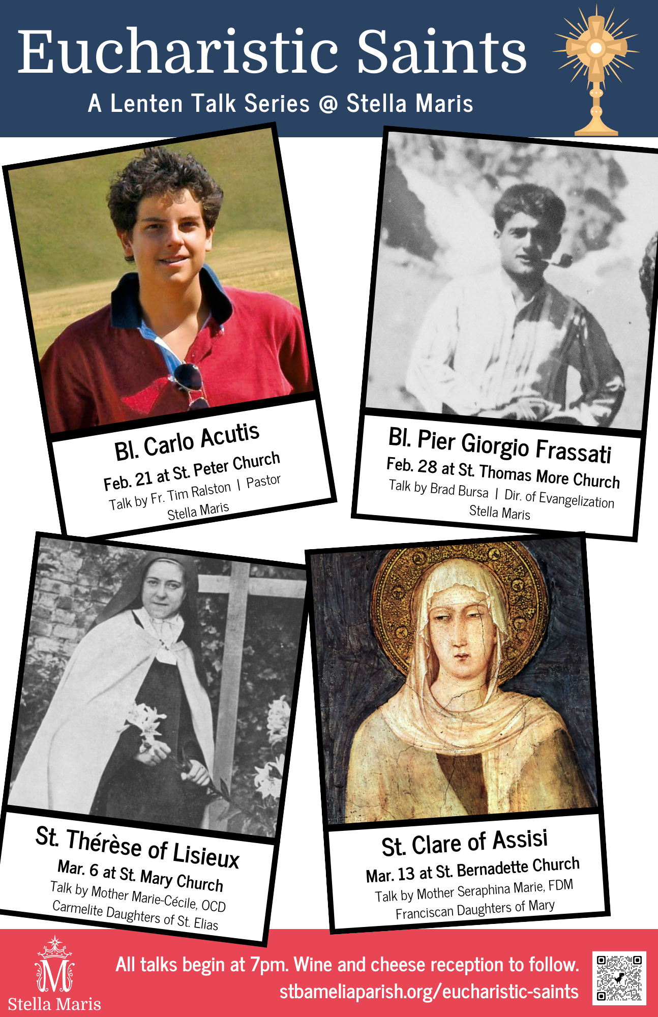 Eucharistic Saints | A Lenten Talk Series @ Stella Maris — St ...