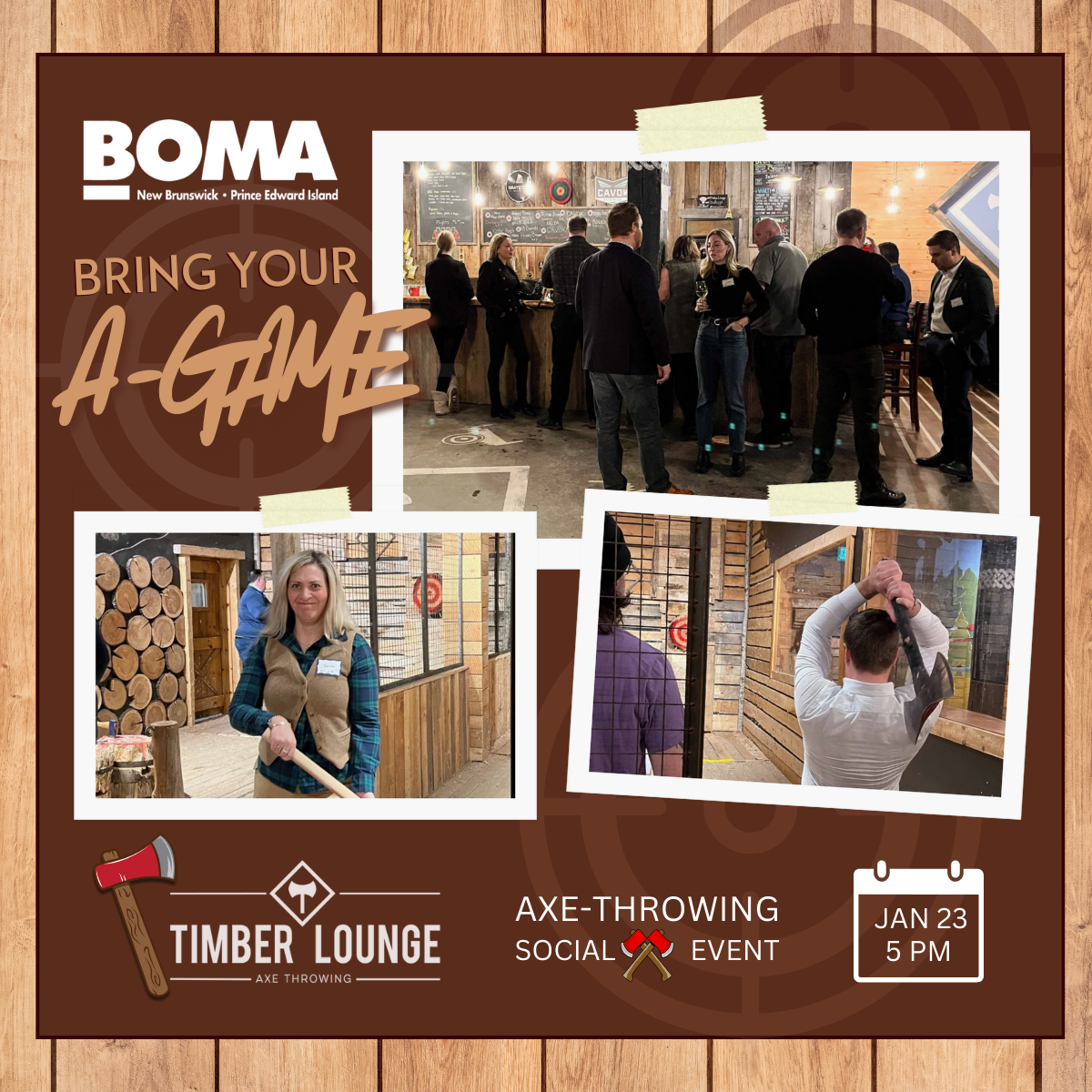 Form - 2025 Timber Lounge Axe Throwing, Moncton — BOMA NB PEI