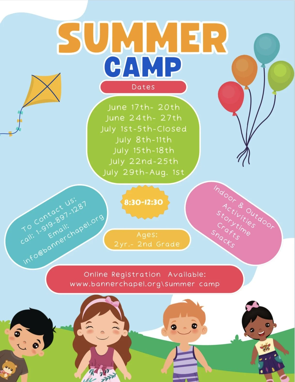 Summer Camp — Banner Chapel