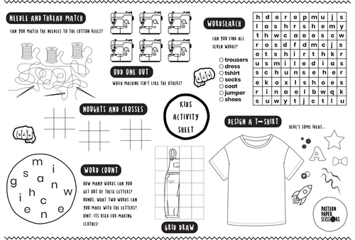 Secret Freebie - activity sheet — Pattern Paper Scissors