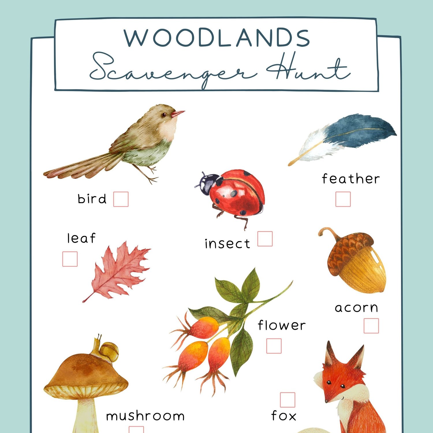 Freebie - Scavenger Hunt — Pattern Paper Scissors