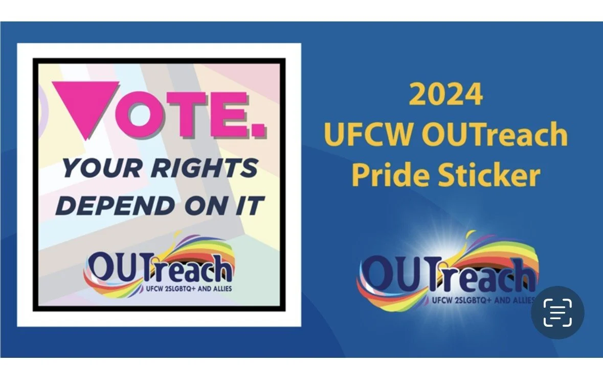 NEW PRIDE STICKER — UFCW OUTREACH — UFCW OUTreach
