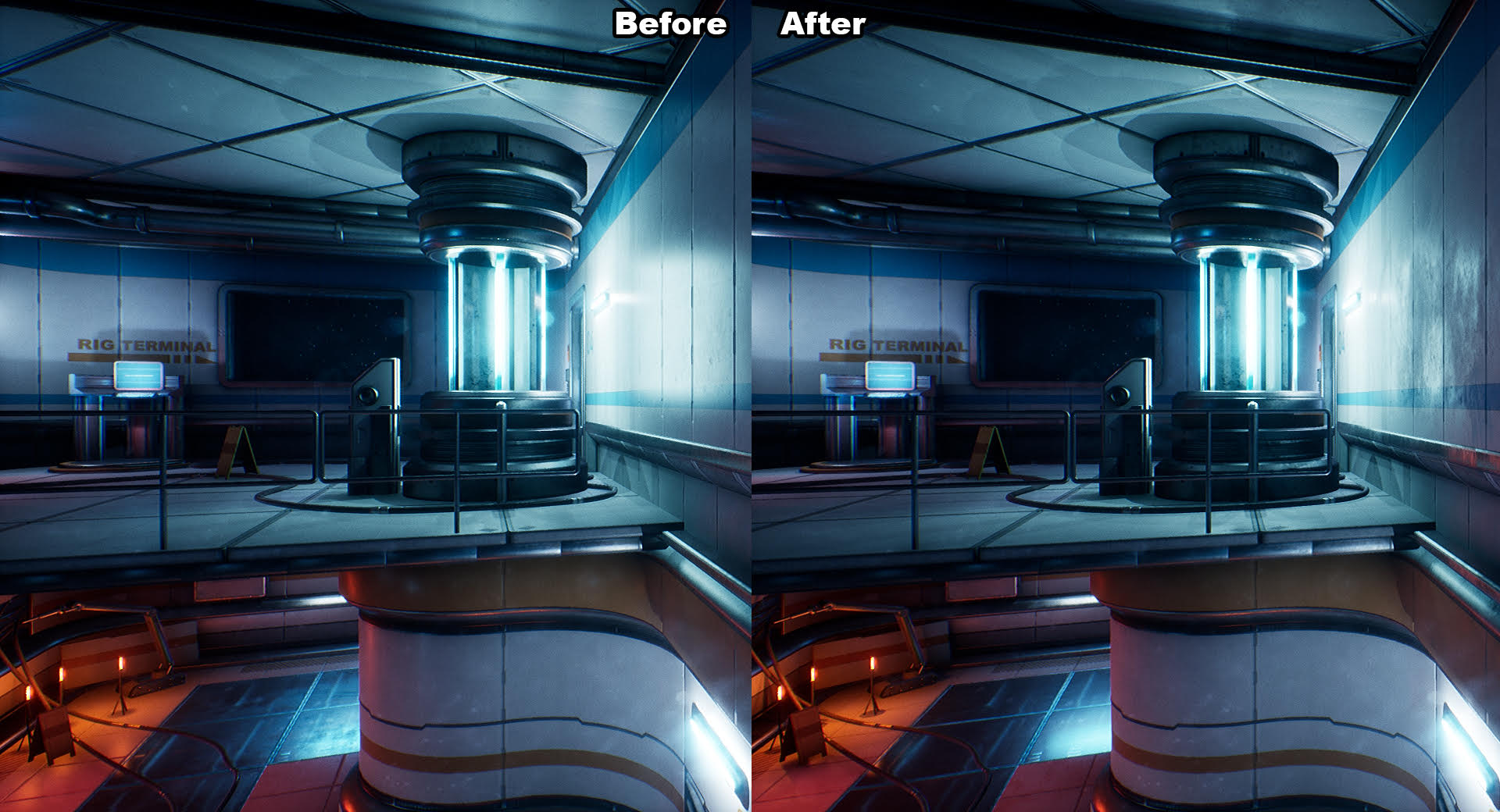Scifi Facility Trim Texture Study — Experience points