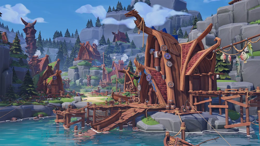 The Artist Trio - How to Train Your Dragon Inspired Village ...
