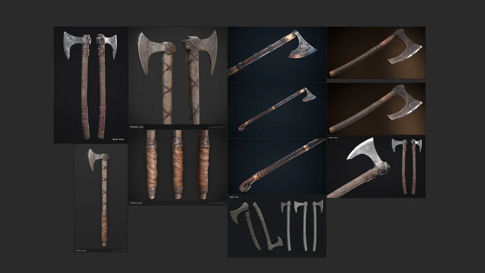 Norse Axe Breakdown - Creating a Highly Detailed Hero Prop — Experience ...