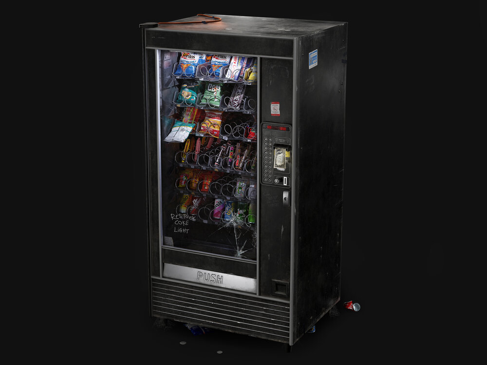 80’S VENDING MACHINE - CREATING A HIGHLY-DETAILED, LIFE-LIKE PROP ...