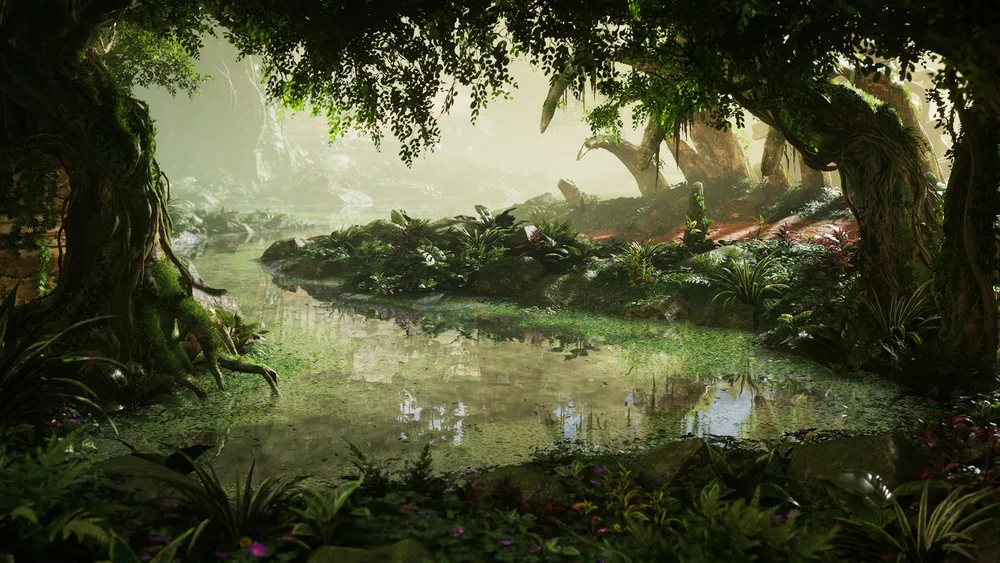 Overgrown Jungle Path In UE5 — Experience points