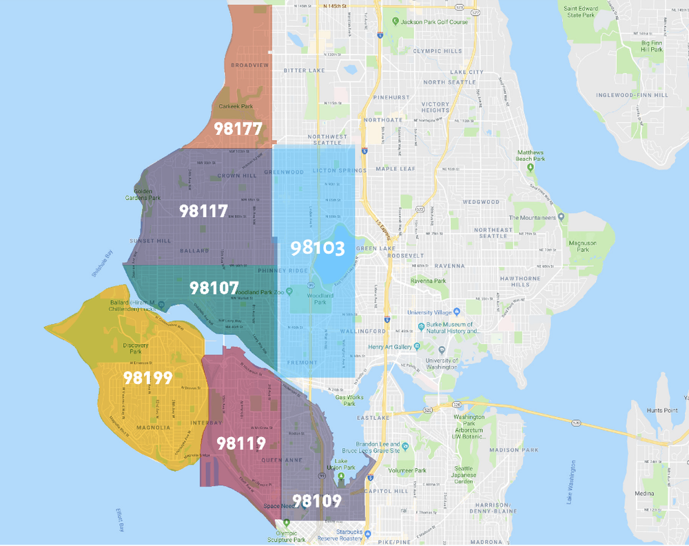 Zip codes | Ballard Food Bank