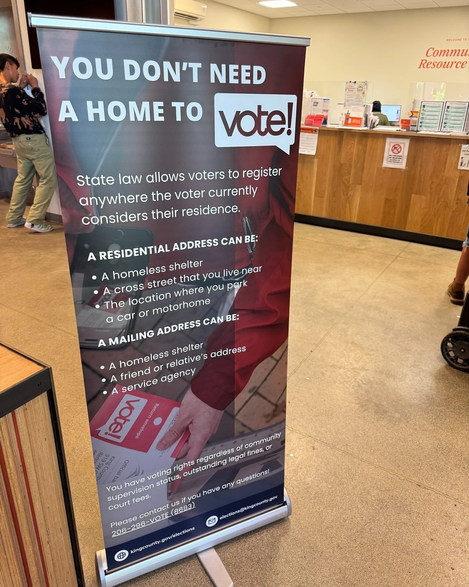 You Help Our Neighbors Participate in Elections | Ballard Food Bank