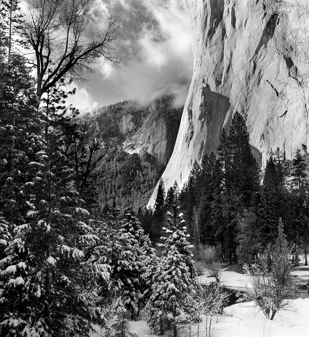 Yosemite Valley Clearing Winter Storm