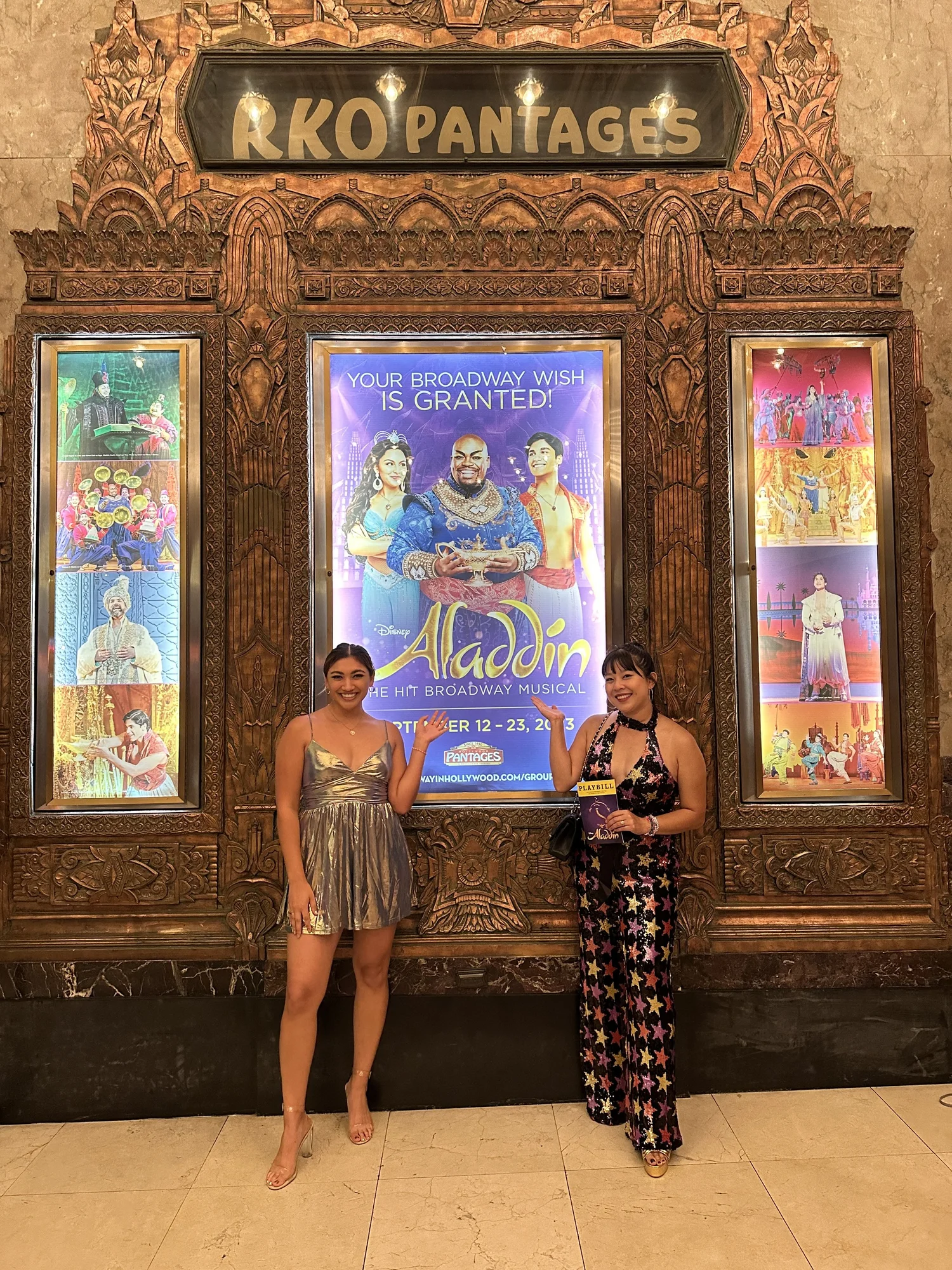 "Aladdin" Opening Night at Hollywood Pantages Theatre — KESHIA SIH