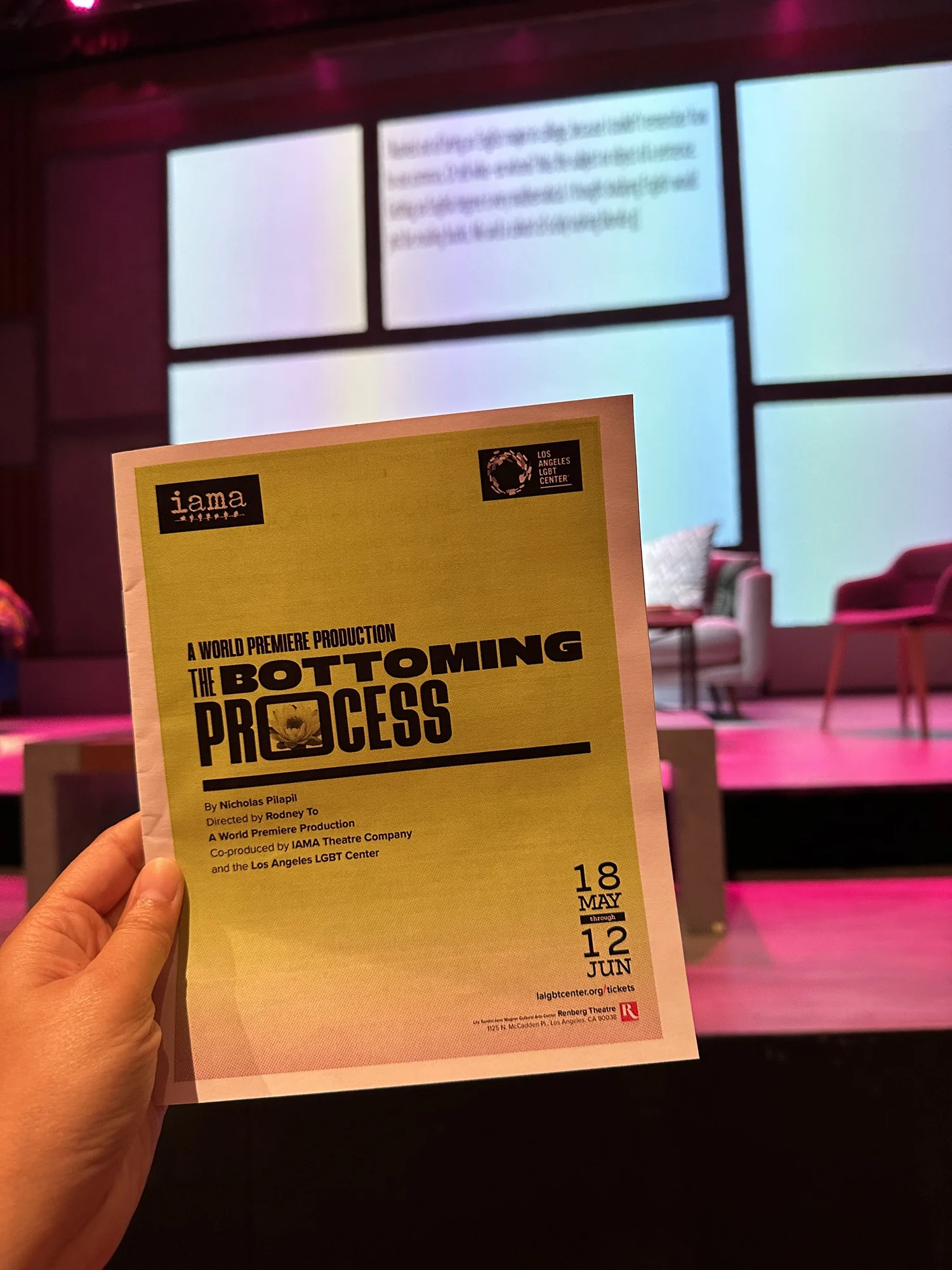 Everything You Need to Know About IAMA Theatre's "The Bottoming Process ...