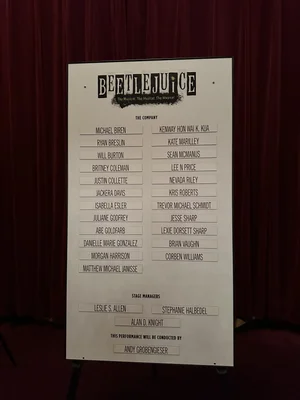 "Beetlejuice the Musical" at Hollywood Pantages Theatre — KESHIA SIH