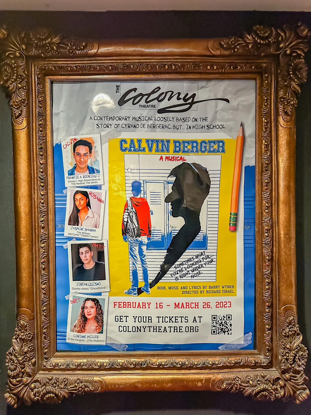 Calvin Berger Musical at The Colony Theatre — Keshia Sih