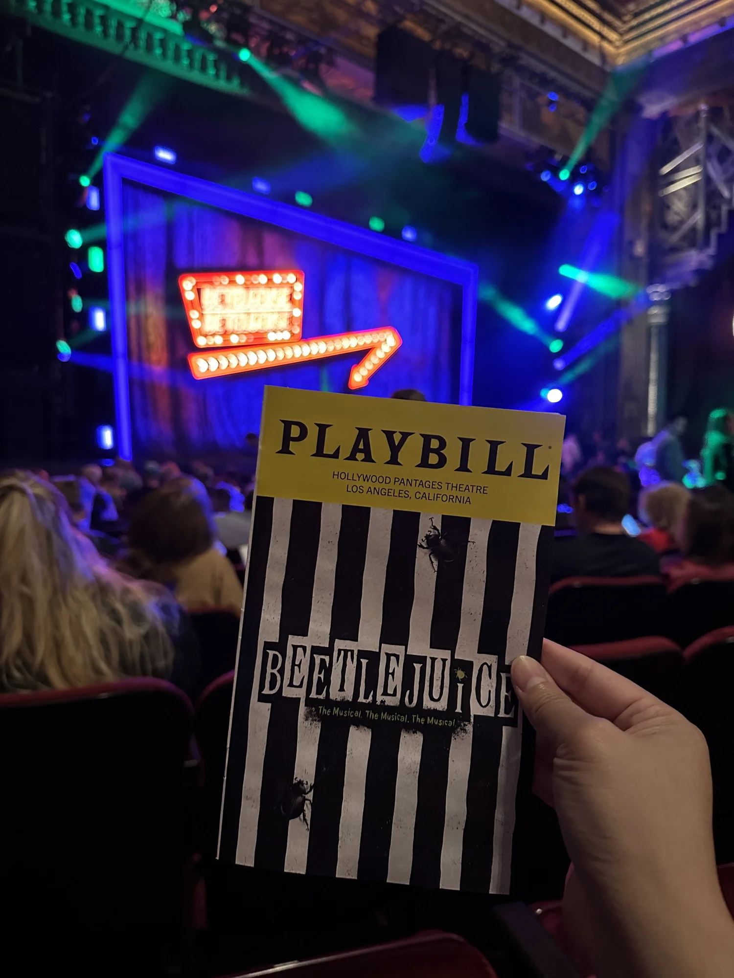 "Beetlejuice the Musical" at Hollywood Pantages Theatre — KESHIA SIH
