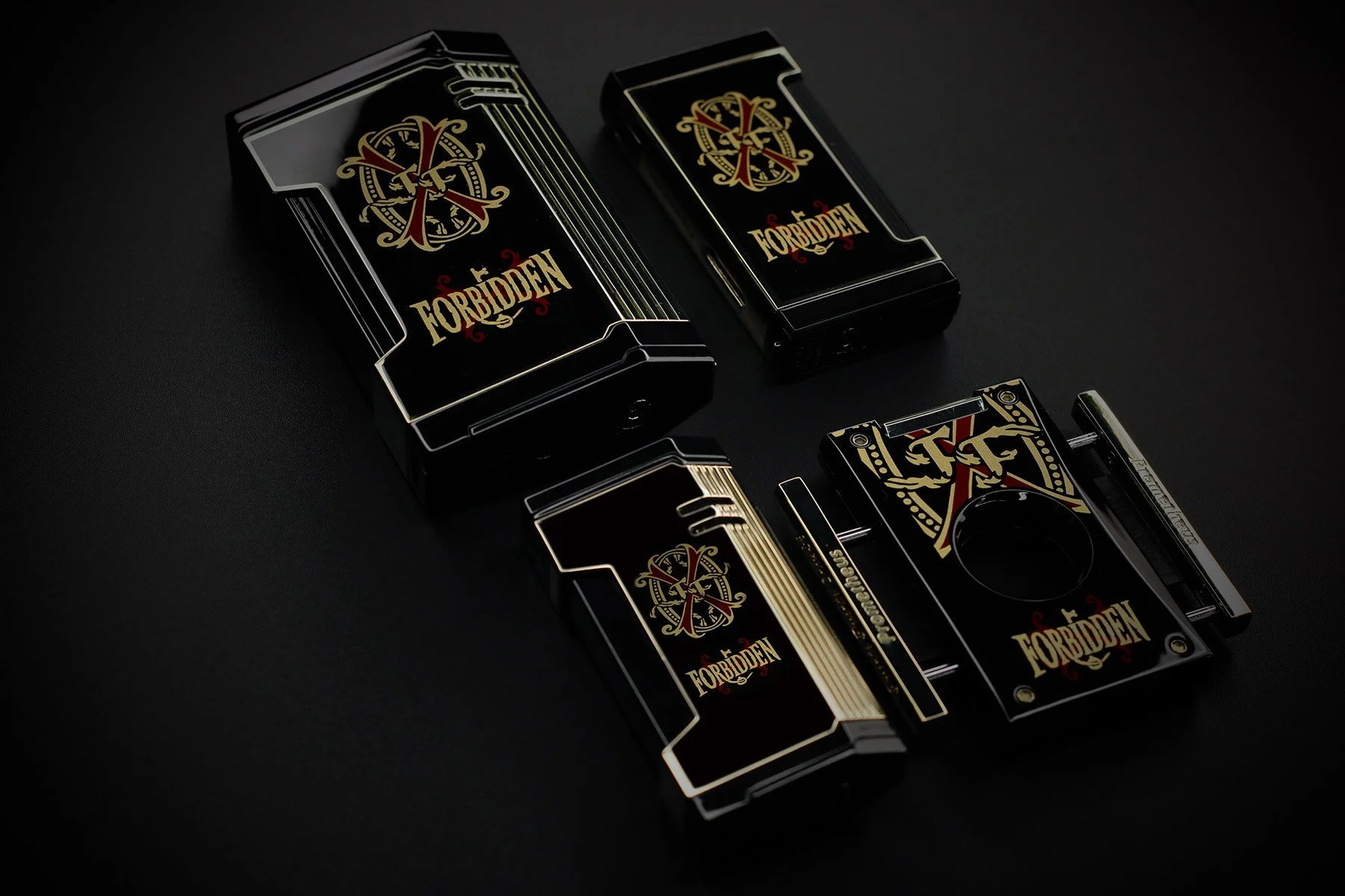 2023 Limited Edition OpusX Rare Black Lighters and Cutters | Fuente ...