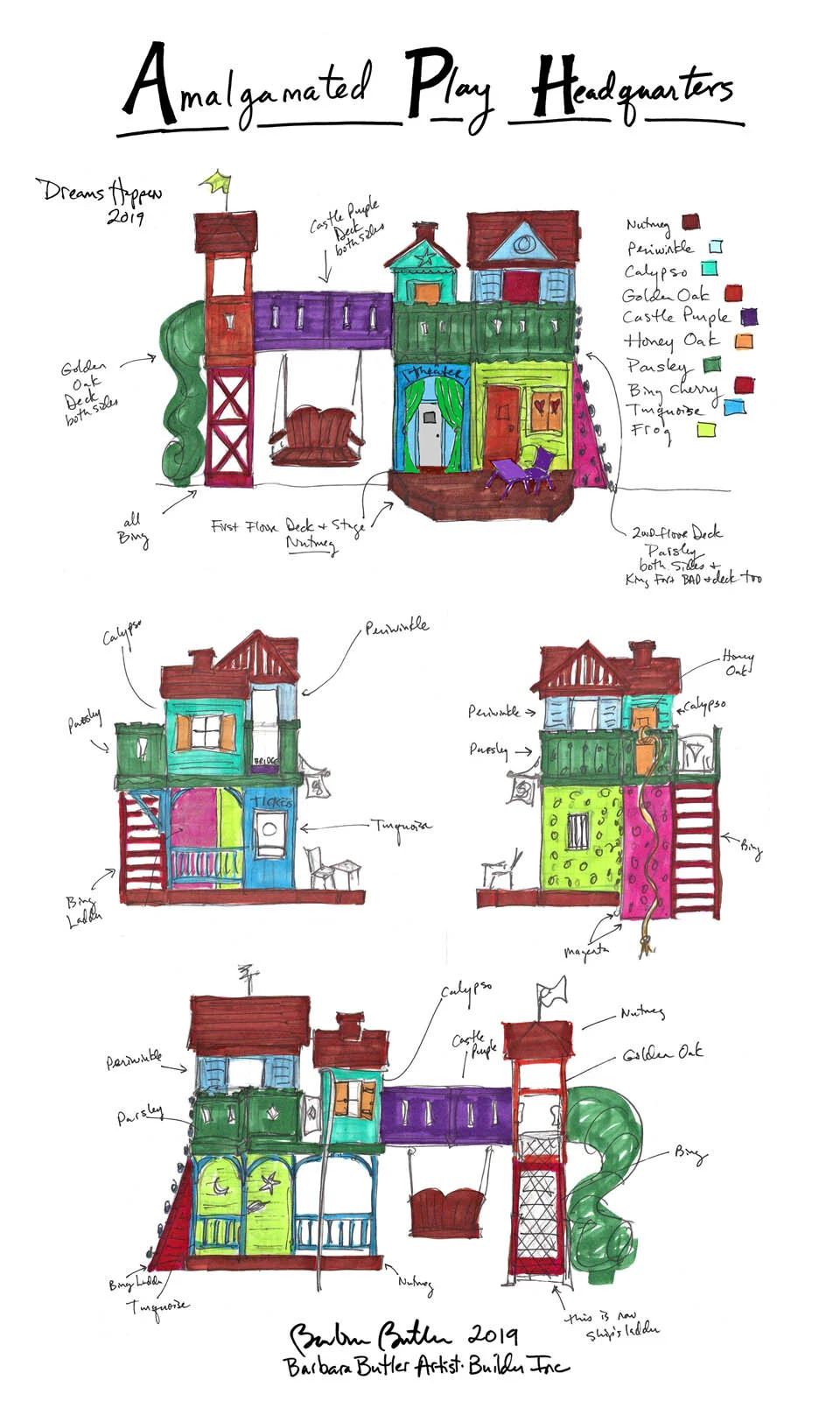 Amalgamated Play Headquarters - Barbara Butler Artist-Builder Inc.