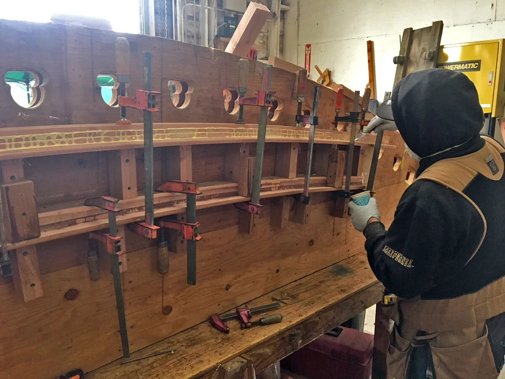 Building the Ontario - Barbara Butler Artist-Builder Inc.
