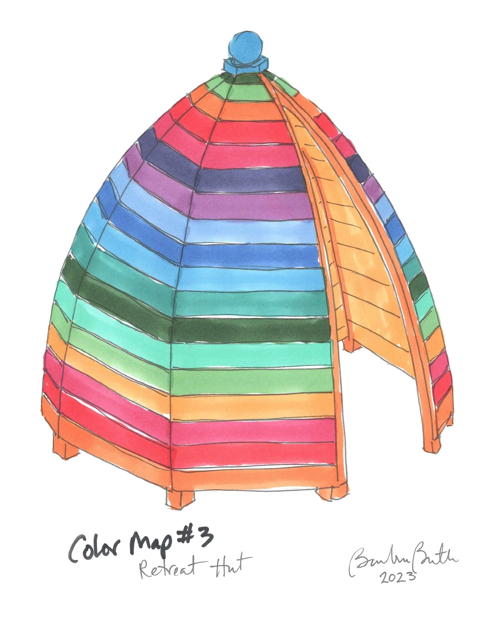New Colors for Retreat Hut! - Barbara Butler Artist-Builder Inc.