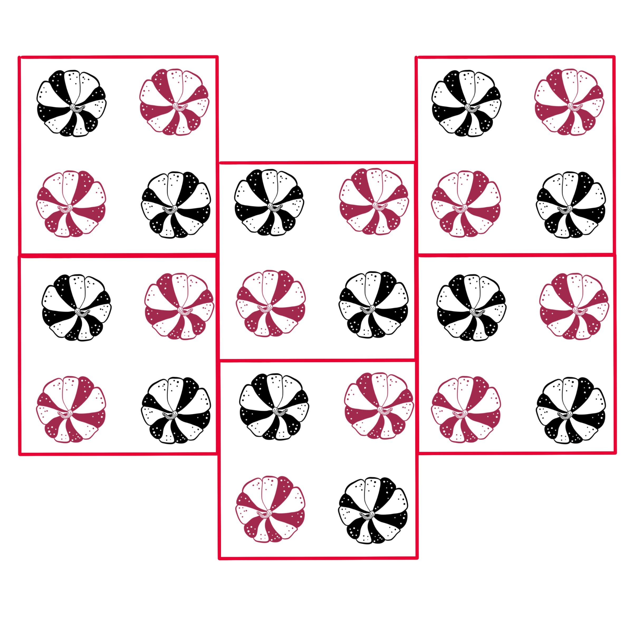 How to perfect your repeat: full drop vs. half drop — Katia Galante Art