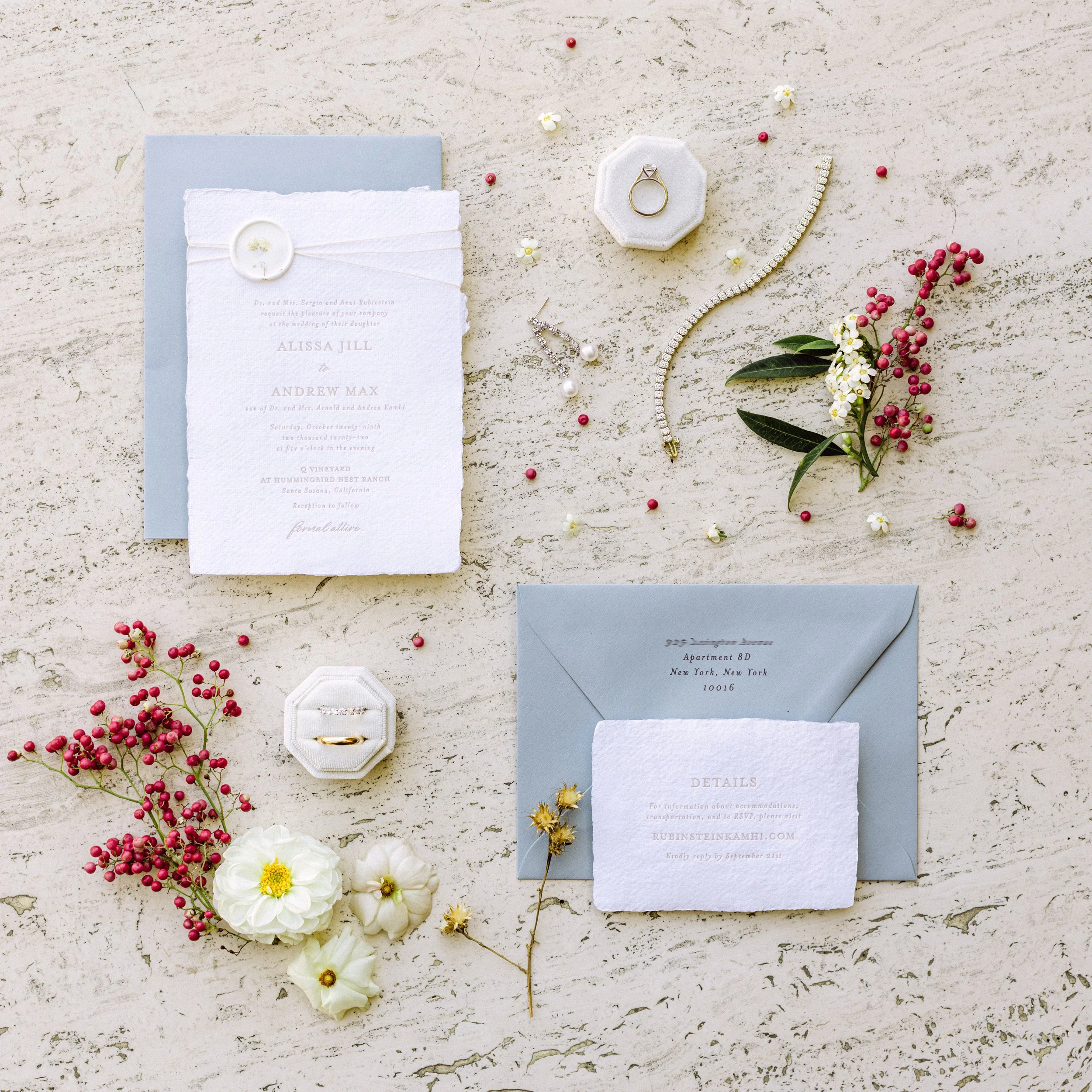 Custom Wedding Stationery Crafted Just for You – Roseville Designs