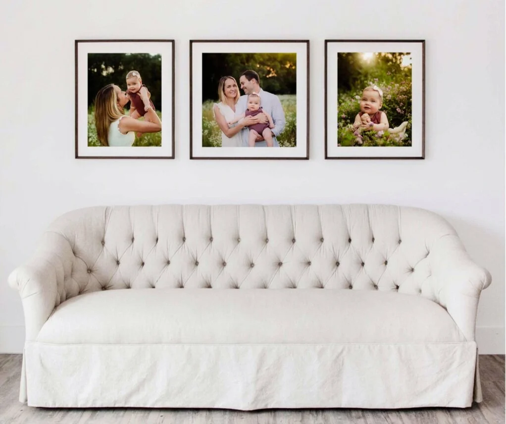 4 Stylish Ways to Hang Family Photos - Kelly McPhail Photography