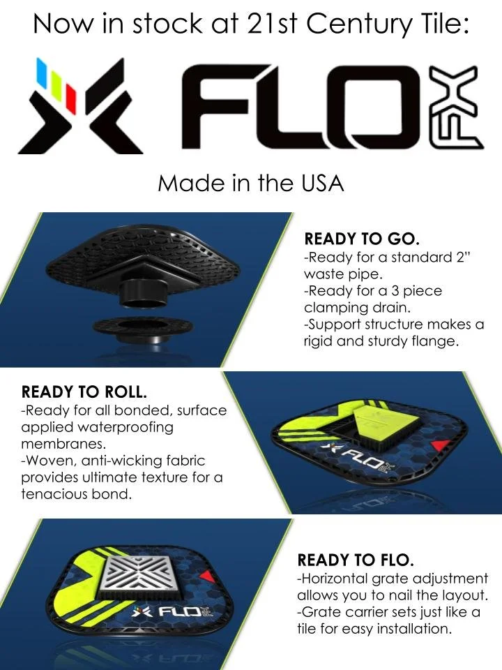 Now in stock at 21st Century Tile: FLO FX — 21st Century Tile