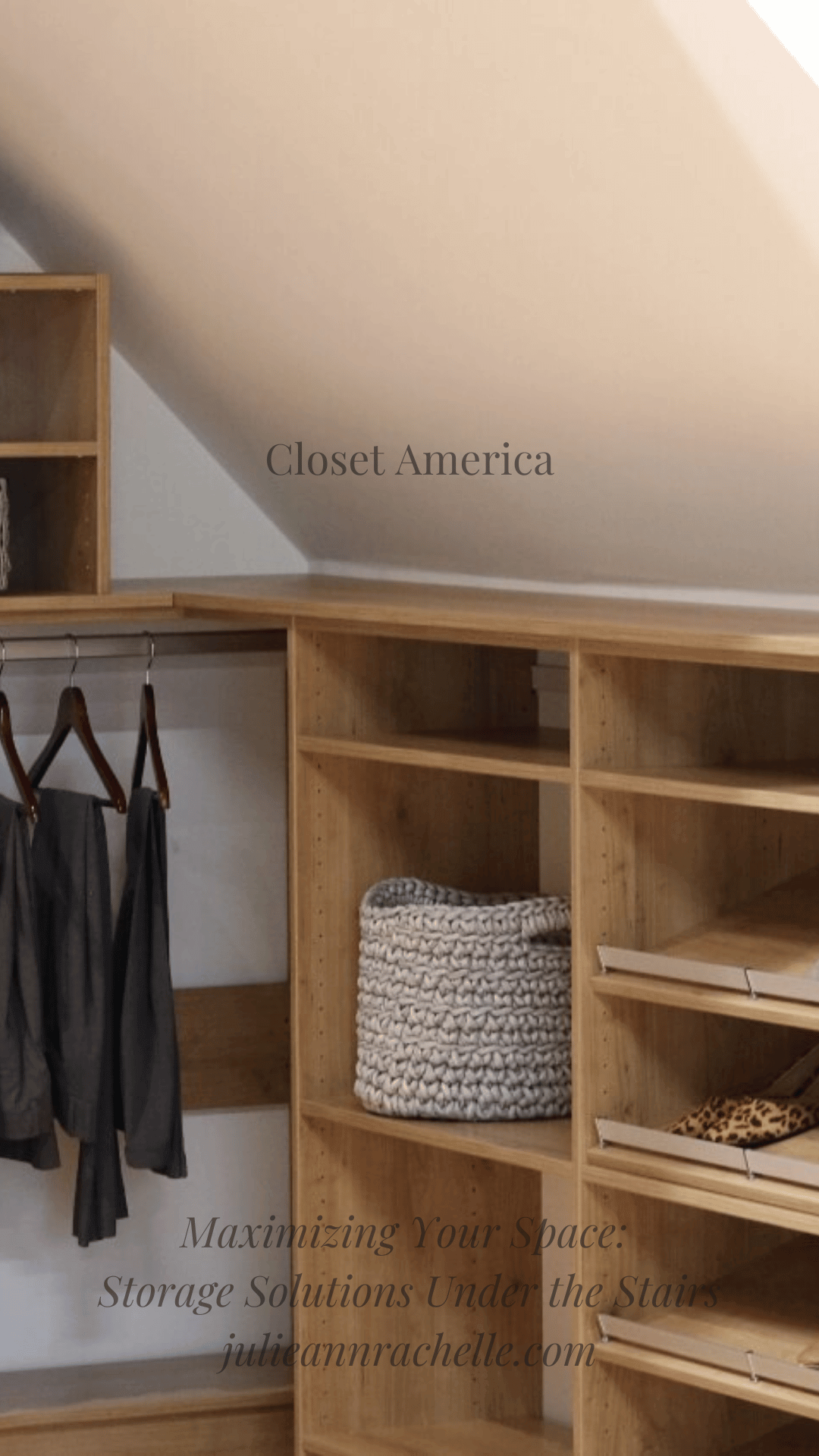 Wardrobe Staircase Shelving Ideas
