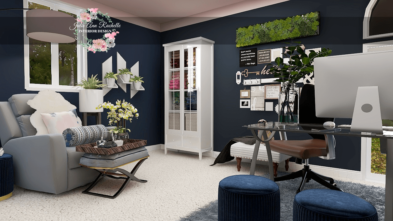 How to Create a Zoom-Worthy Home Office and Sewing Room