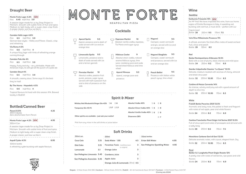Reigate — Monte Forte